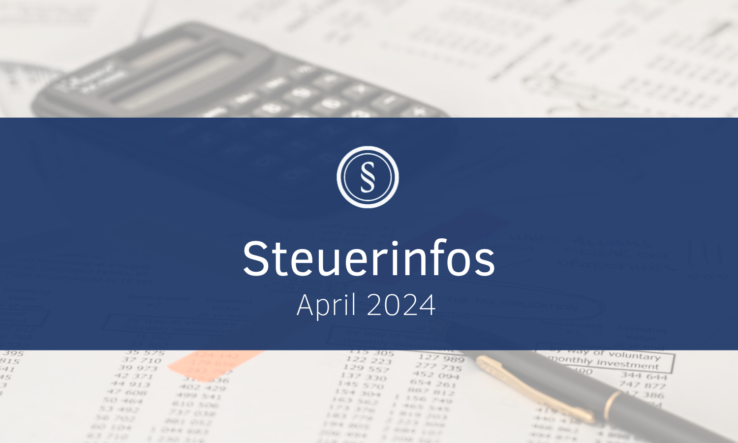 Steuerinfos April 2024 - Kröplin & Grunow